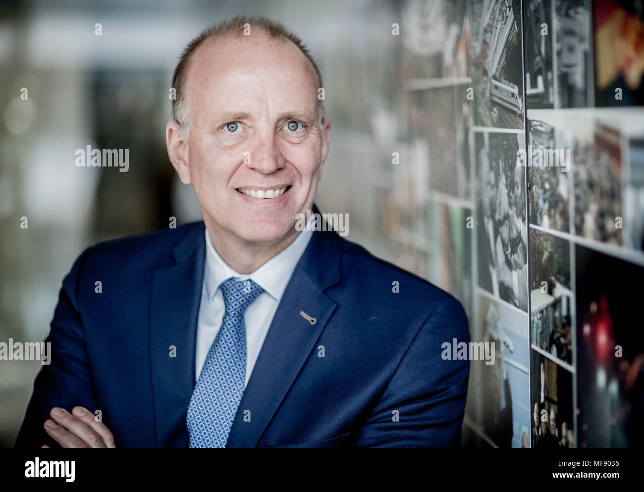 24 April 2018, Germany, Berlin: Marco Fuchs, CEO of the OHB System AG ...