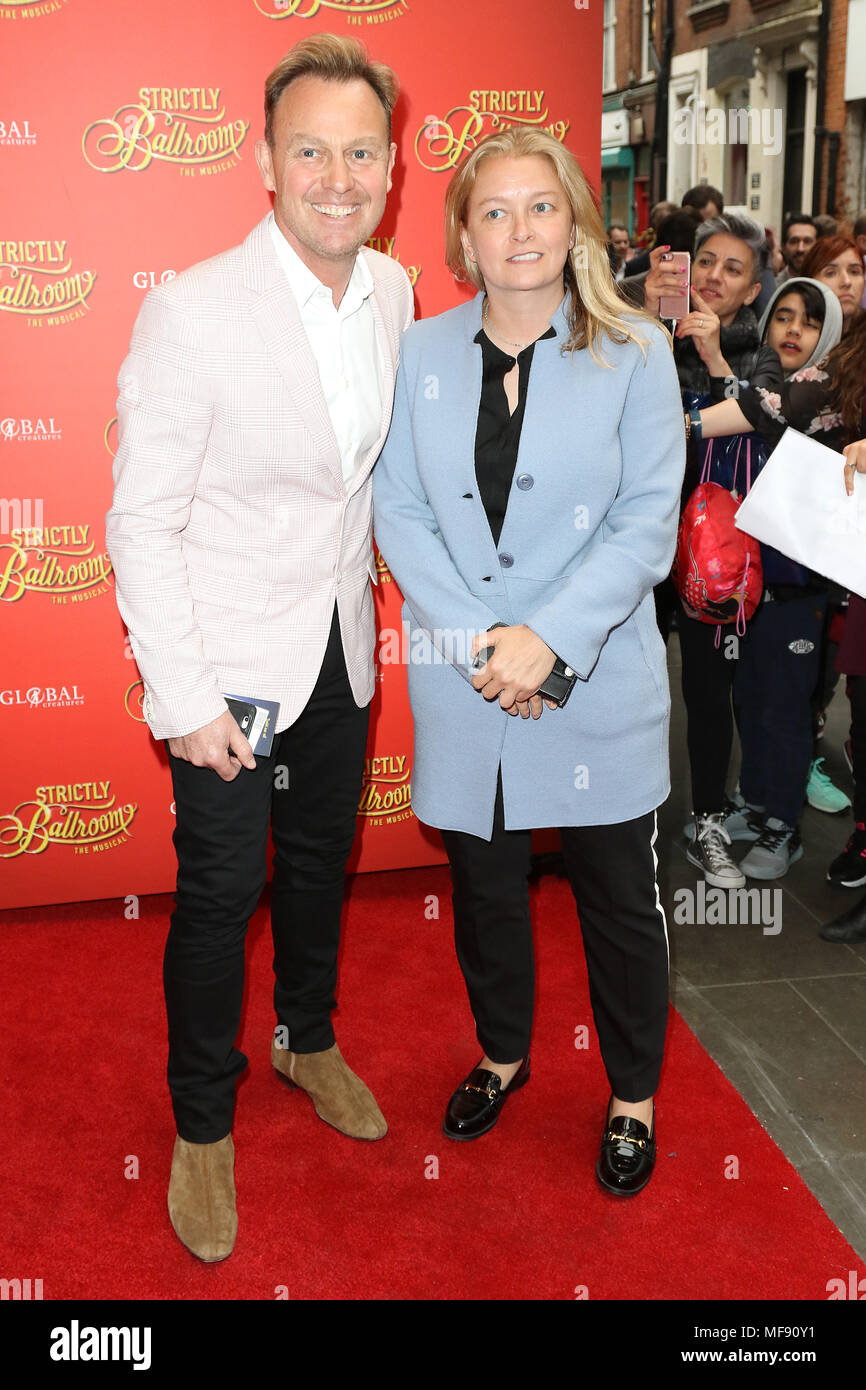 London, UK. 24th April 2018. Jason Donovan, Angela Malloch, Strictly ...