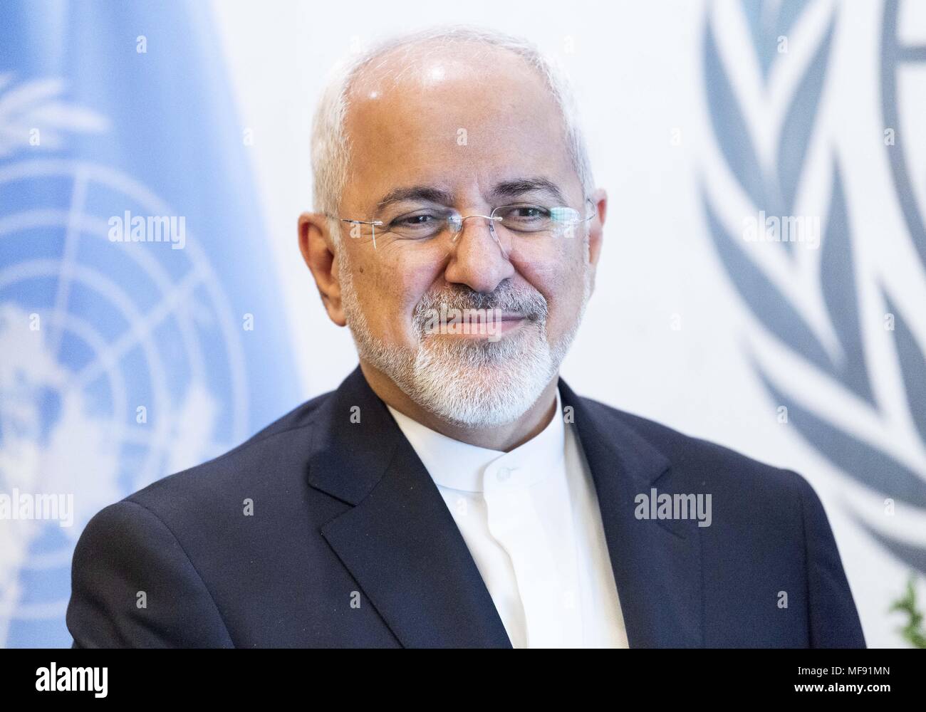 New York, NY, USA. 24th Apr, 2018. MOHAMMAD JAVAD ZARIF, Minister for ...