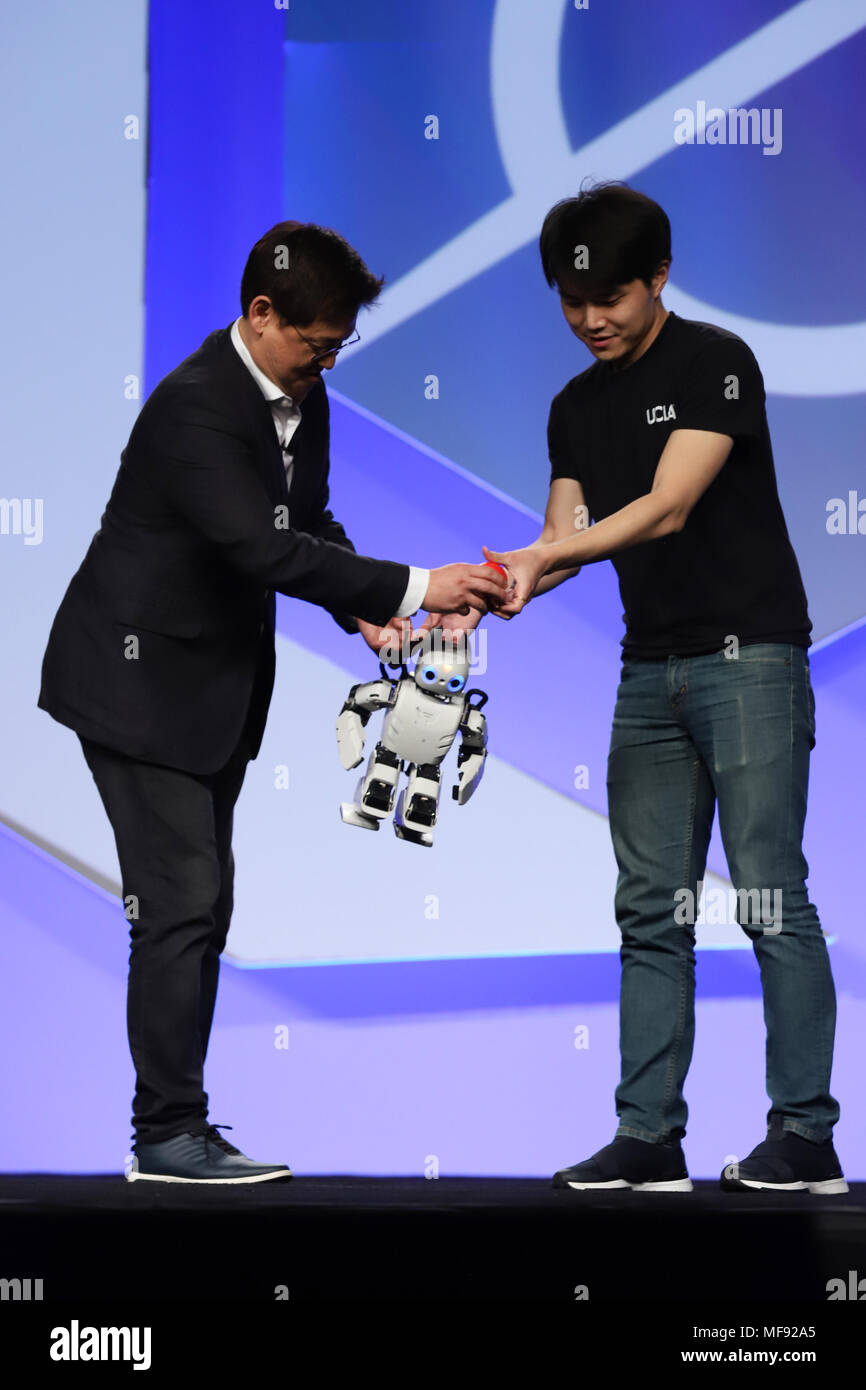 Miami Beach, USA. 24th April 2018. Dr. Hong, an internationally ...