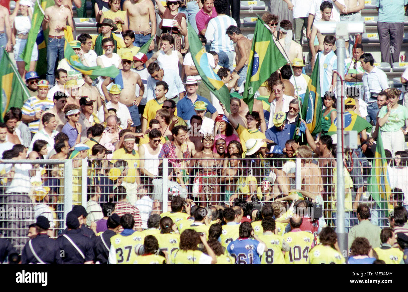 FIFA World Cup - Italia 1990 24.6.1990, Stadio Delle Alpi, Turin, Italy ...