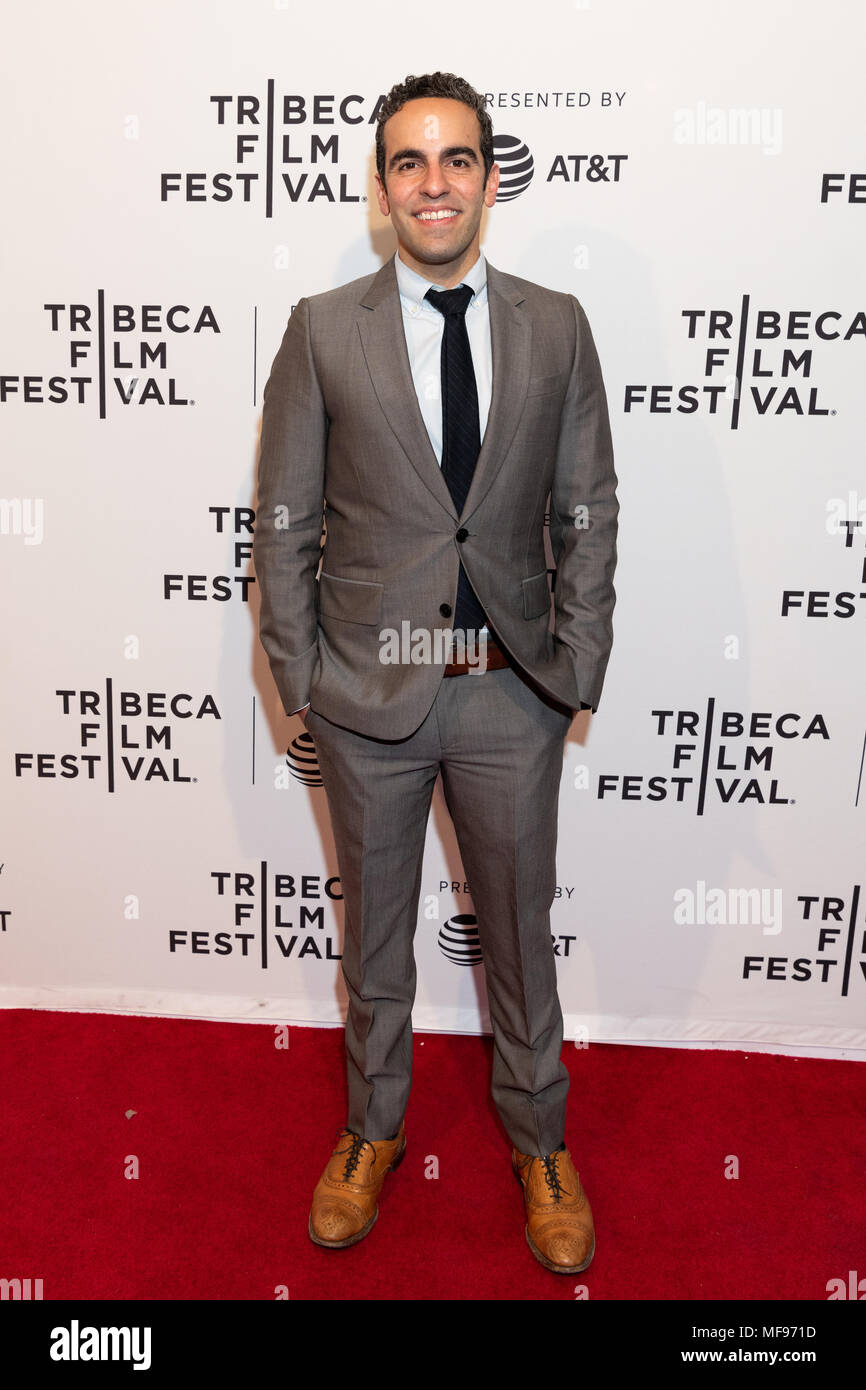 New York, USA. 24th April, 2018. Dan Ahdoot at the Tribeca Film ...