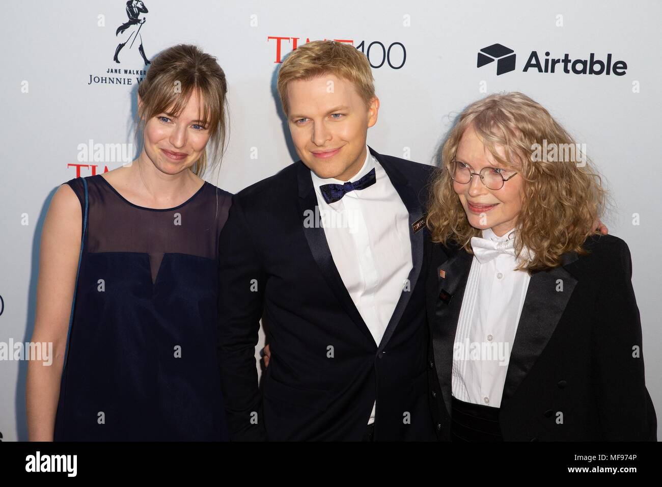 New York, NY, USA. 24th Apr, 2018. Emily Nestor, Ronan Farrow, Mia ...