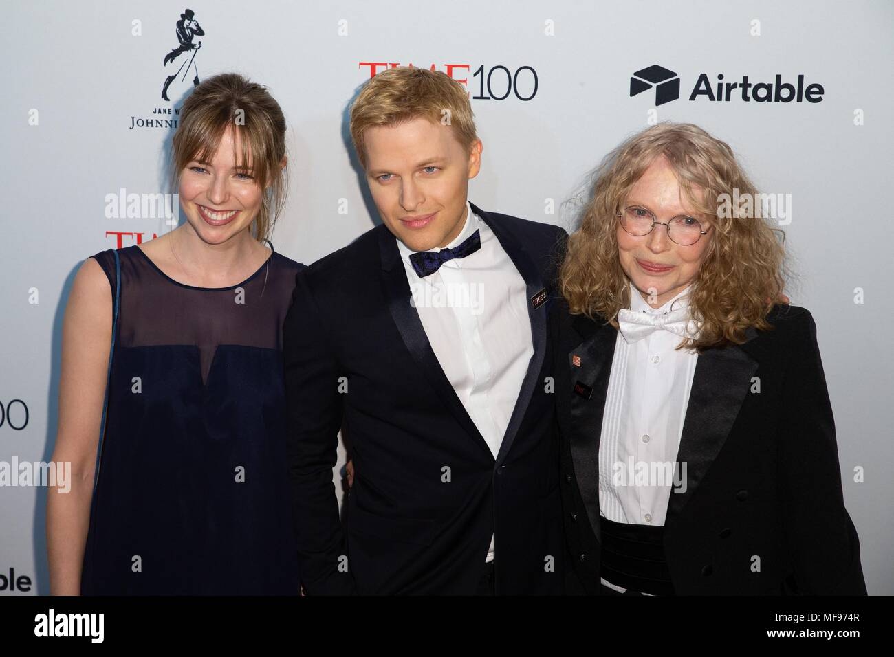 New York, NY, USA. 24th Apr, 2018. Emily Nestor, Ronan Farrow, Mia ...