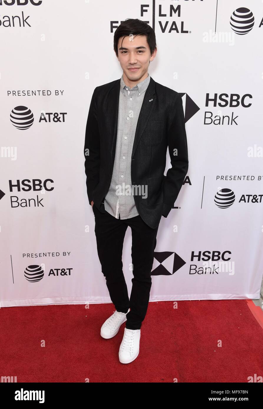 New York, NY, USA. 24th Apr, 2018. Connor Johnston at arrivals for ALL ...
