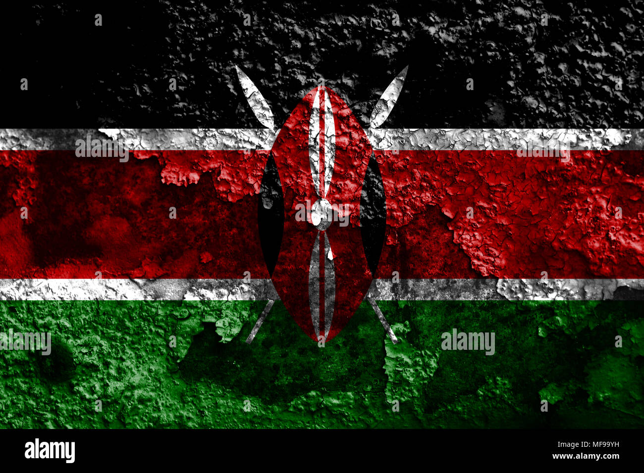 Kenya flag hi-res stock photography and images - Alamy