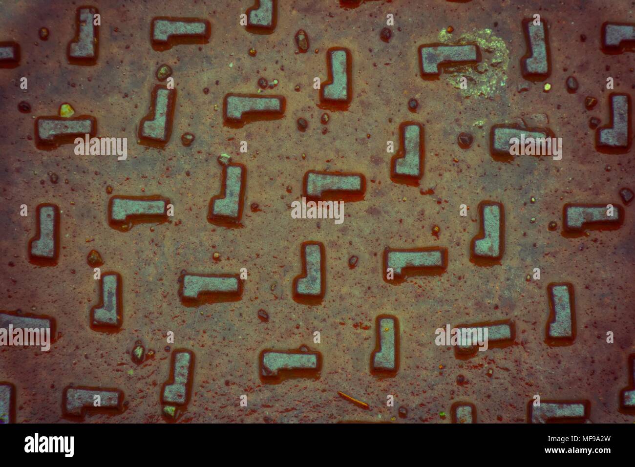 Wet Iron Background, rusty texture, cracked surface Stock Photo - Alamy