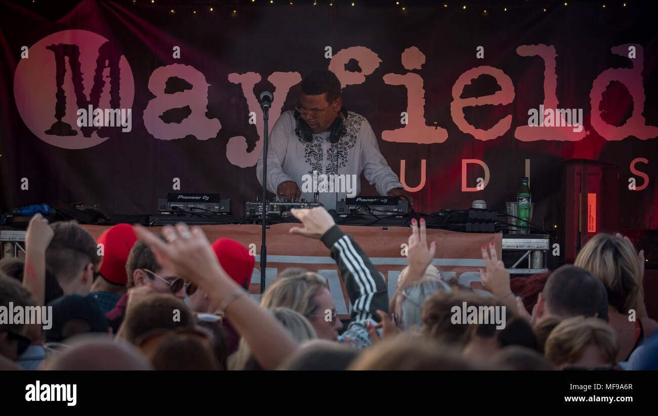 Craig Charles Performing on the Mayfield Studios Stage at at Victorious ...
