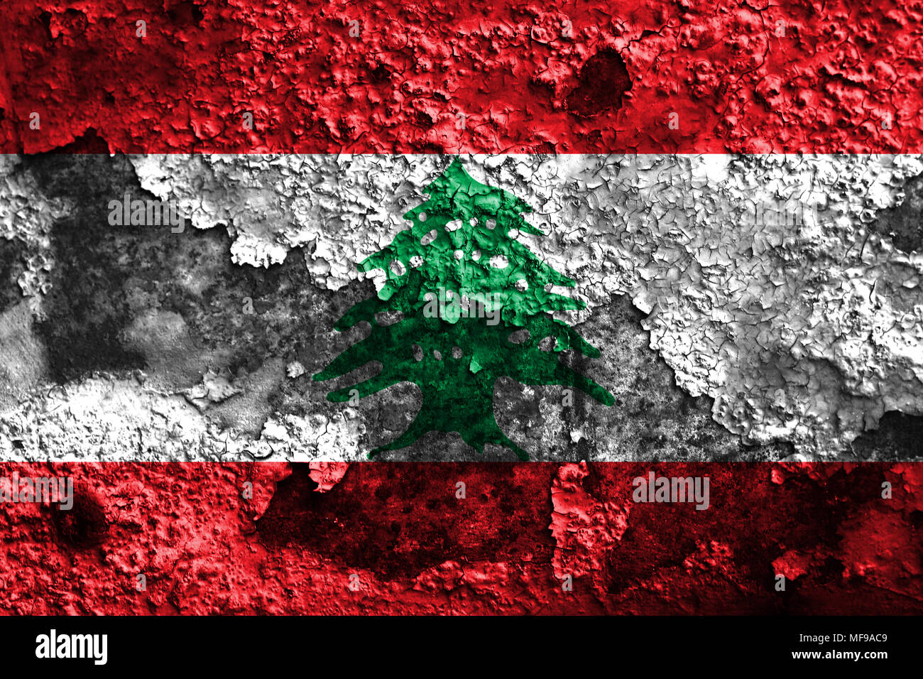Old Lebanon grunge background flag Stock Photo - Alamy