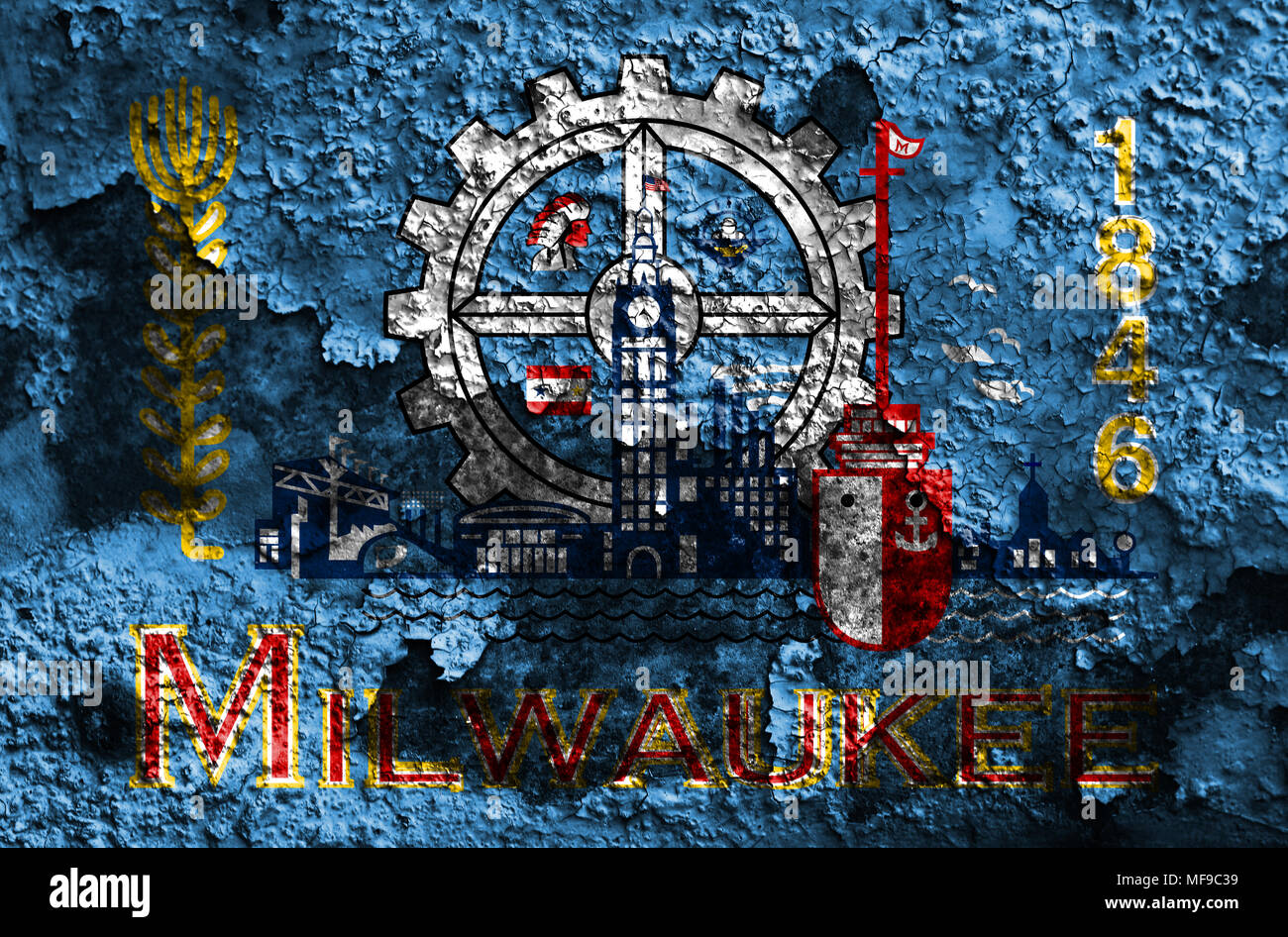 Milwaukee flag hi-res stock photography and images - Alamy