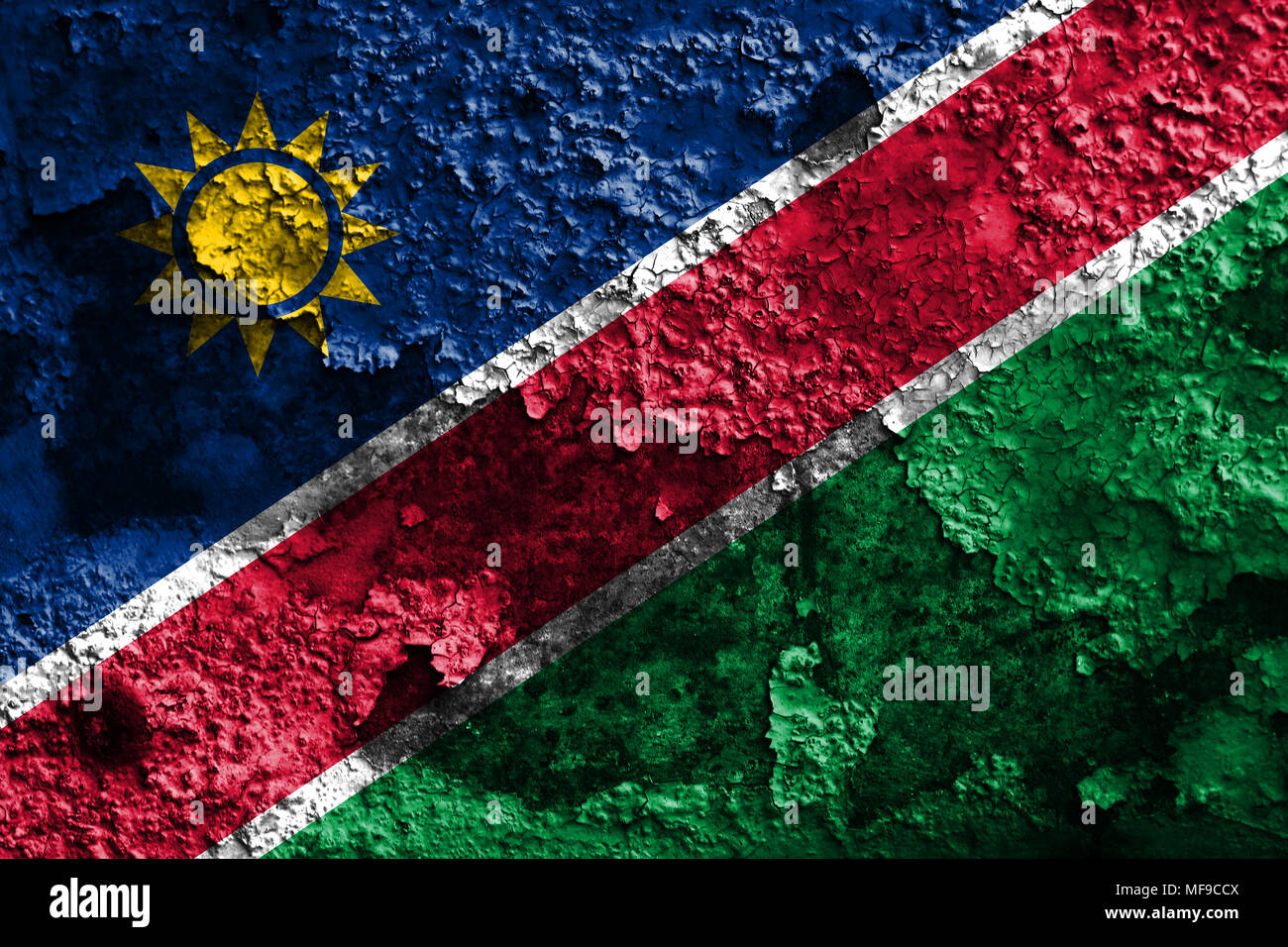 Old Namibia grunge background flag Stock Photo - Alamy