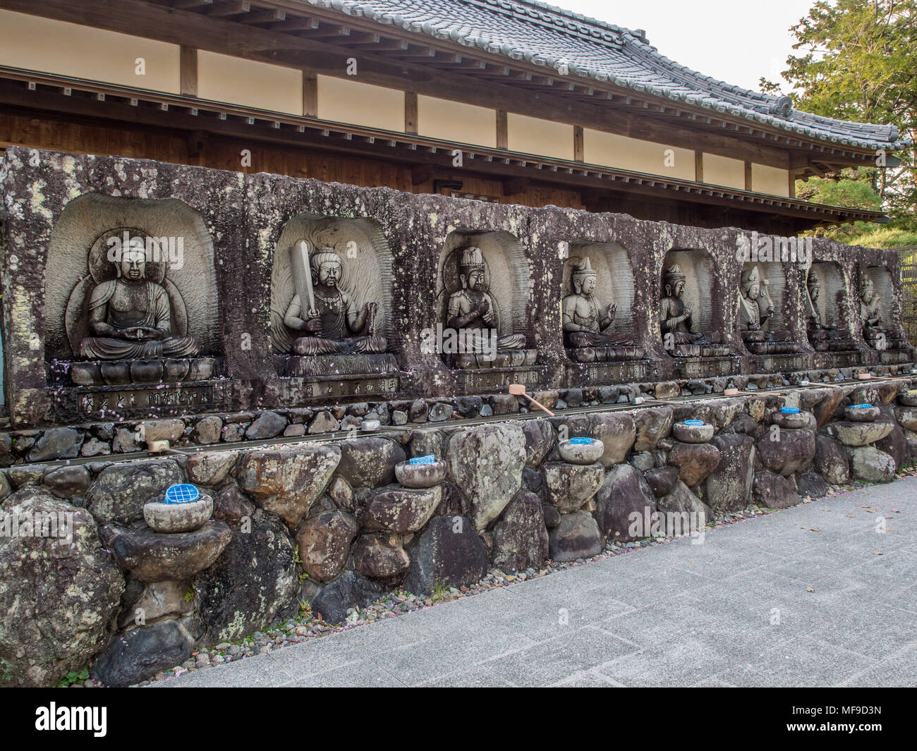 Buddhist deities, Kanjizaiji, Ehime, Shikoku, Japan Stock Photo - Alamy