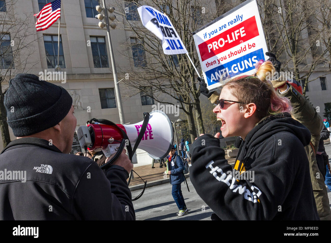 Angry protester hi-res stock photography and images - Alamy