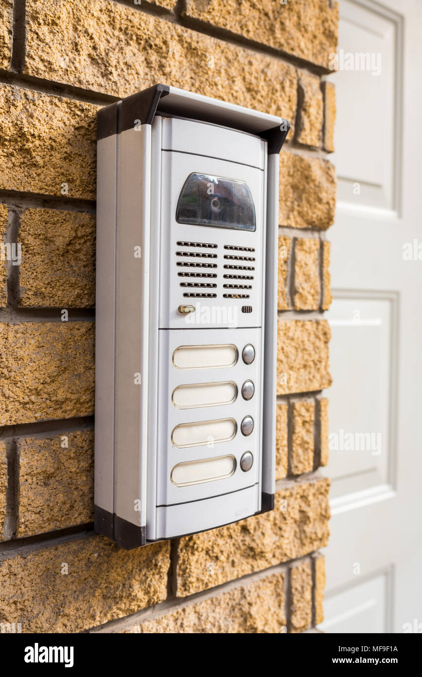 Retro vintage apartment intercom door hi-res stock photography and ...