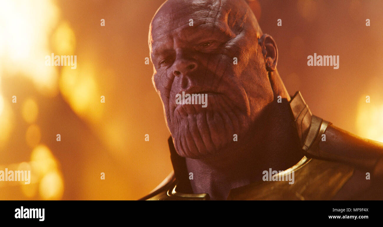 AVENGERS: INFINITY WAR, Josh Brolin as Thanos, 2018. © Marvel/ © Walt ...