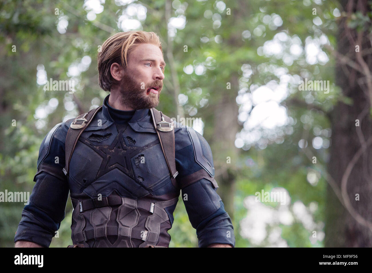AVENGERS: INFINITY WAR, Chris Evans as Captain America, 2018. © Marvel ...