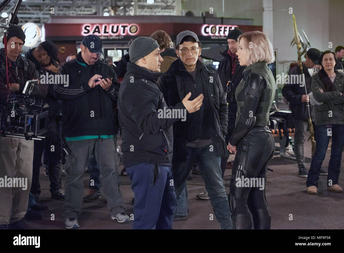 AVENGERS: INFINITY WAR, from left: director Joe Russo, director Anthony ...
