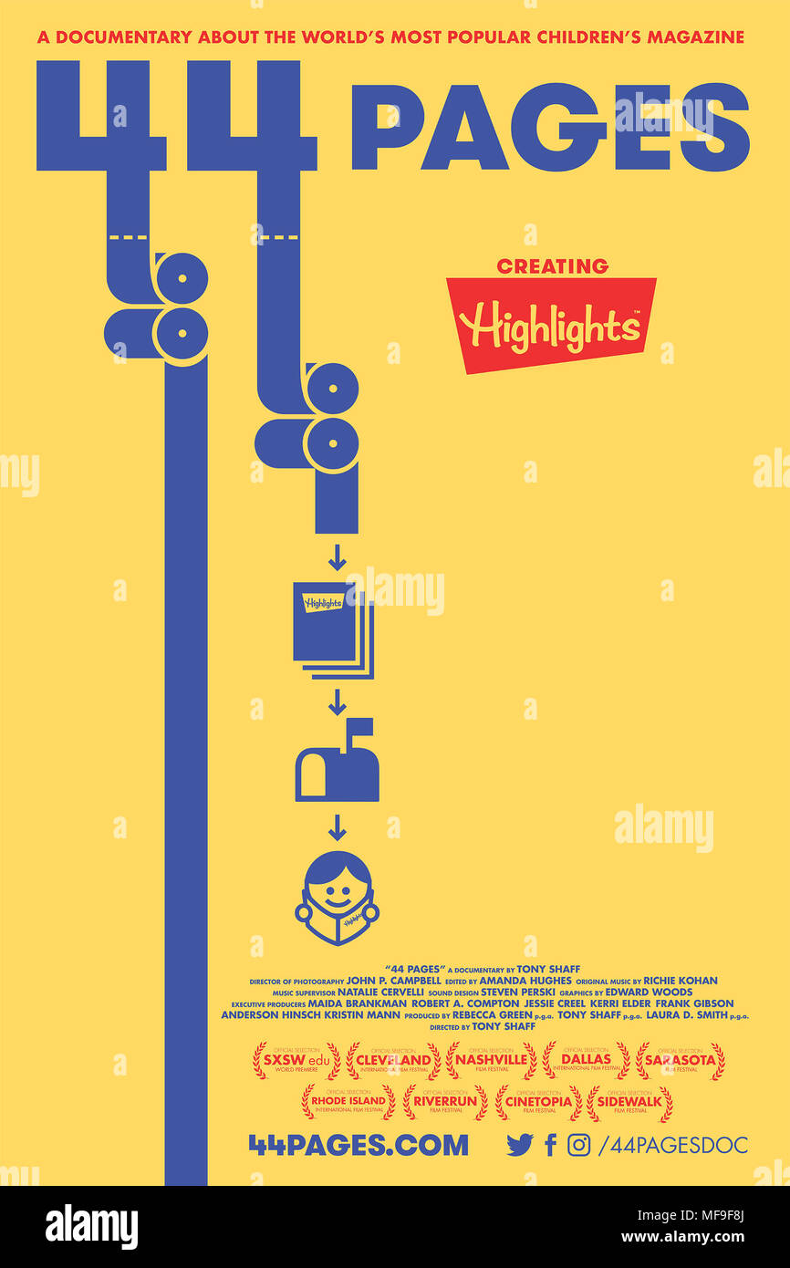 44 PAGES, US poster, 2017. © Passion River Films /Courtesy Everett ...