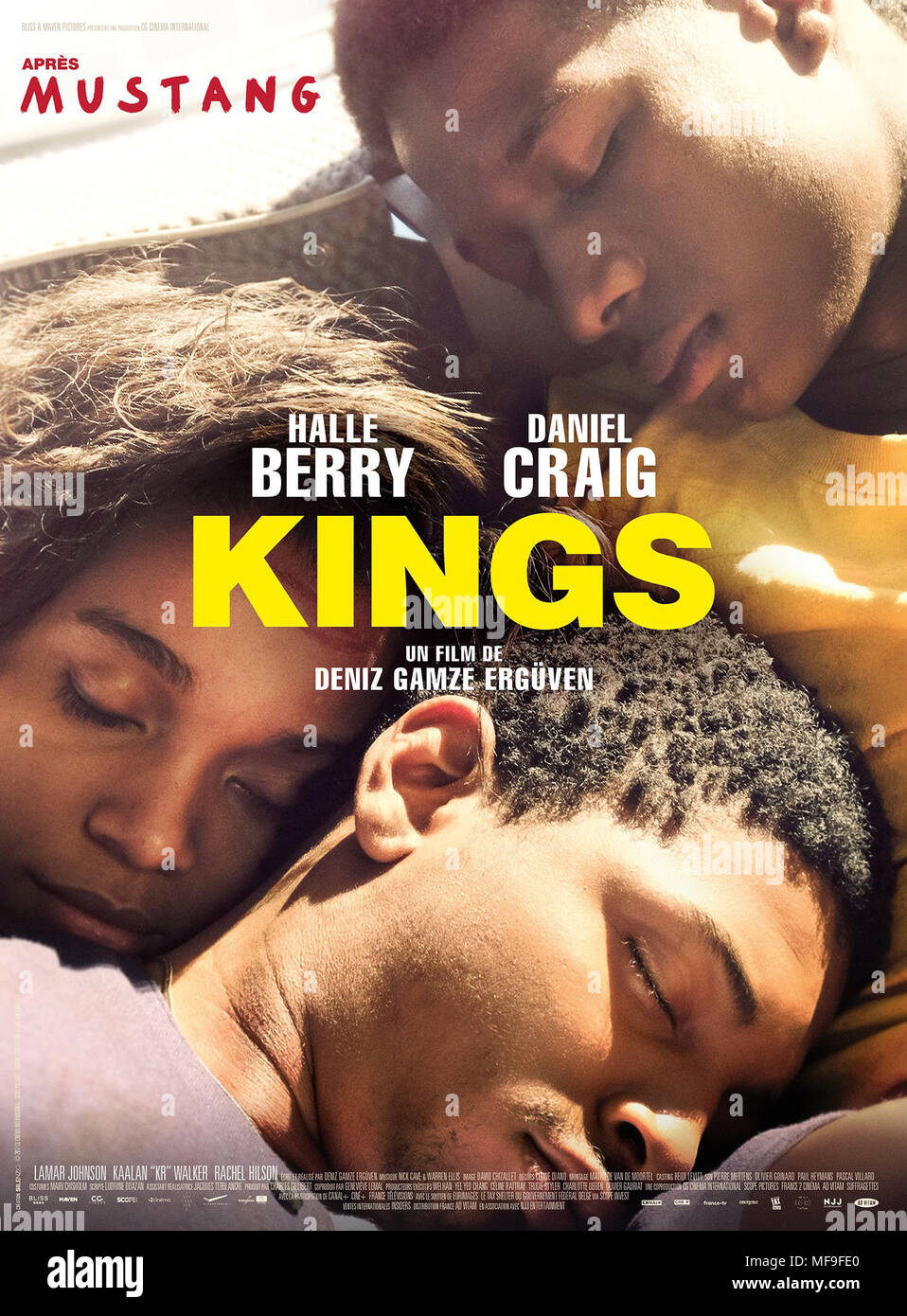 KINGS, French poster, l-r: Rachel Hilson, Kaalan Rashad Walker, Lamar ...