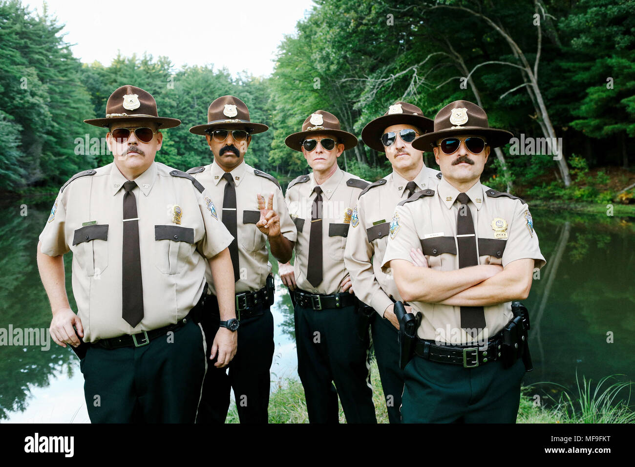 SUPER TROOPERS 2, from left, Kevin Heffernan, Jay Chandrasekhar, Erik ...