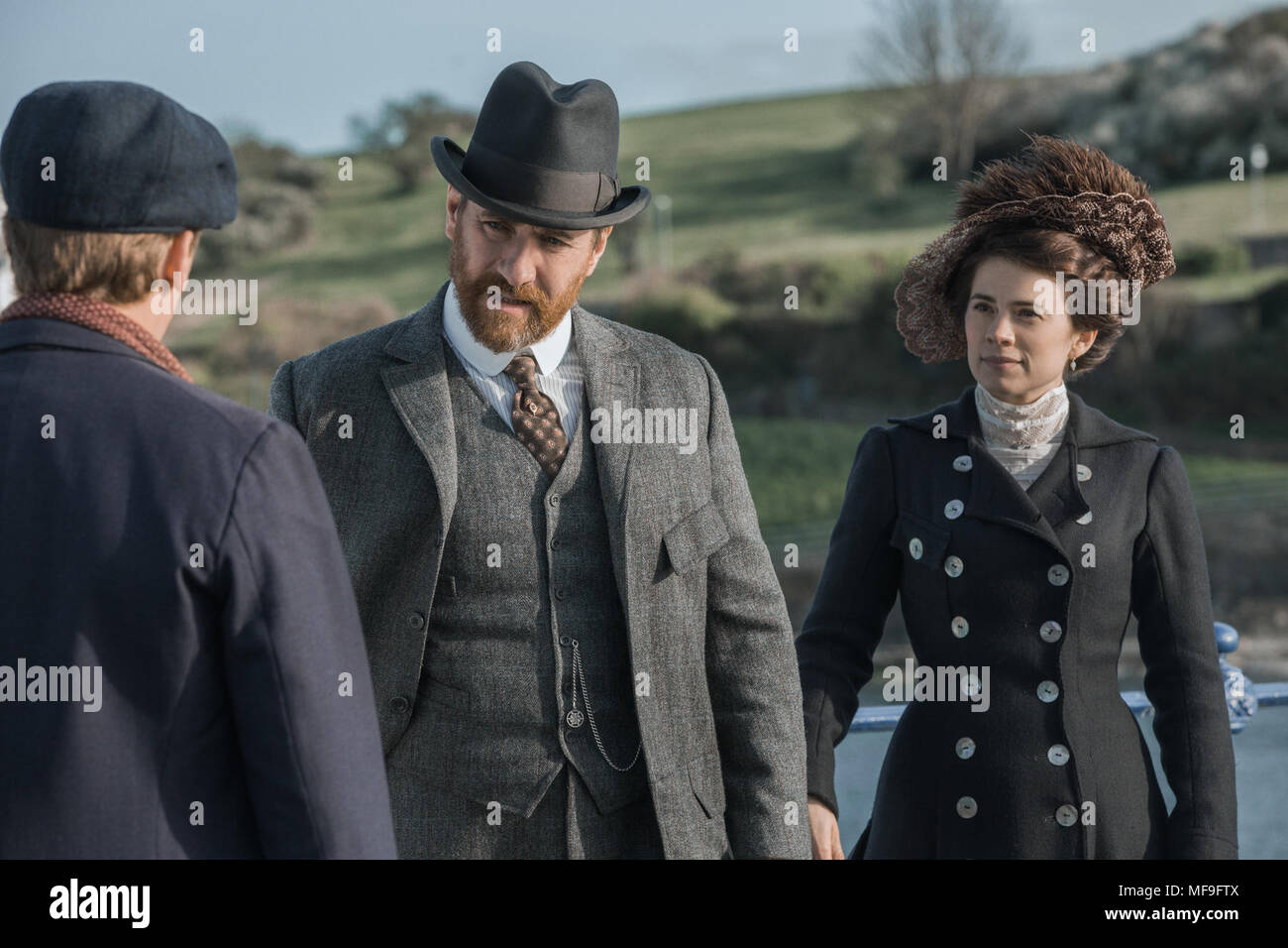 HOWARD'S END, from left: Matthew Marrs (back to camera), Matthew ...