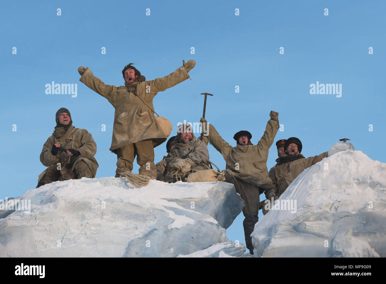 THE TERROR, from left: Sebastian Armesto, Anthony Flanagan, Tom Weston ...