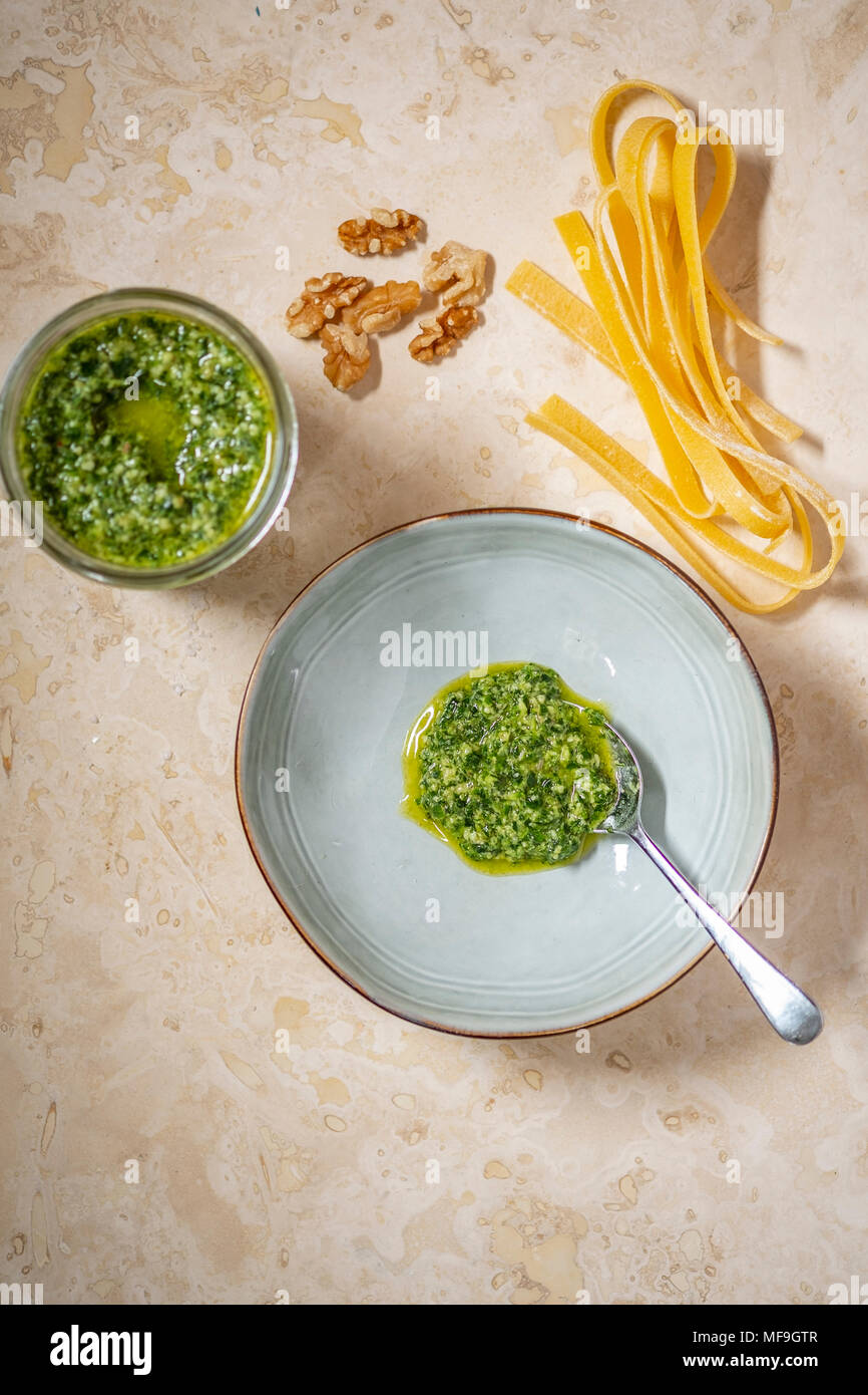 Jar of pesto hi-res stock photography and images - Alamy