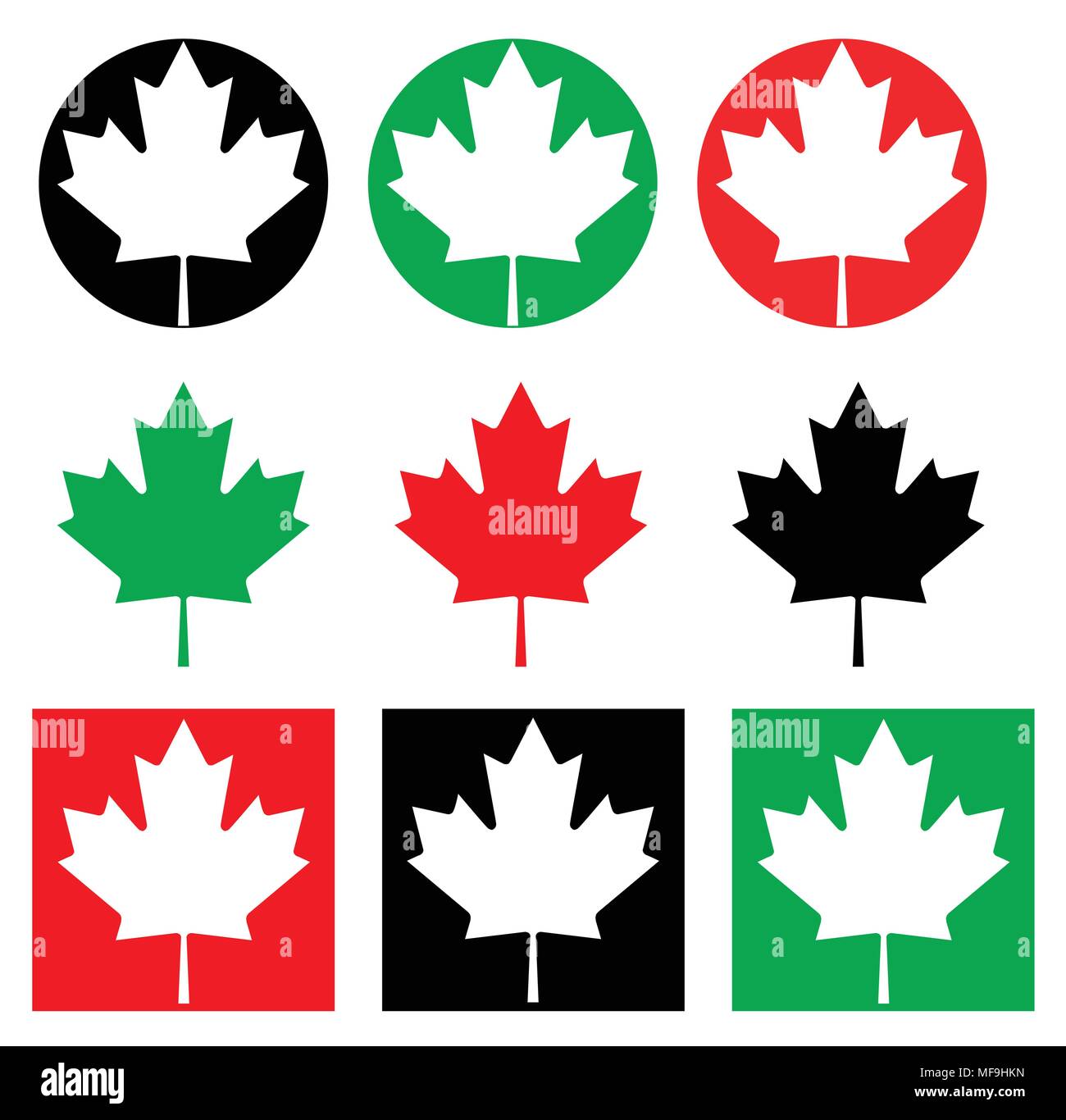 Maple leaf design Stock Vector Image & Art - Alamy
