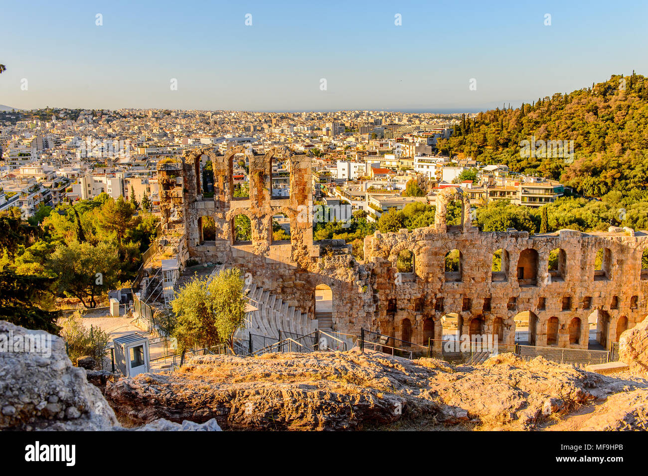 Acropolis of Athens. UNESCO World Hetiage site Stock Photo - Alamy