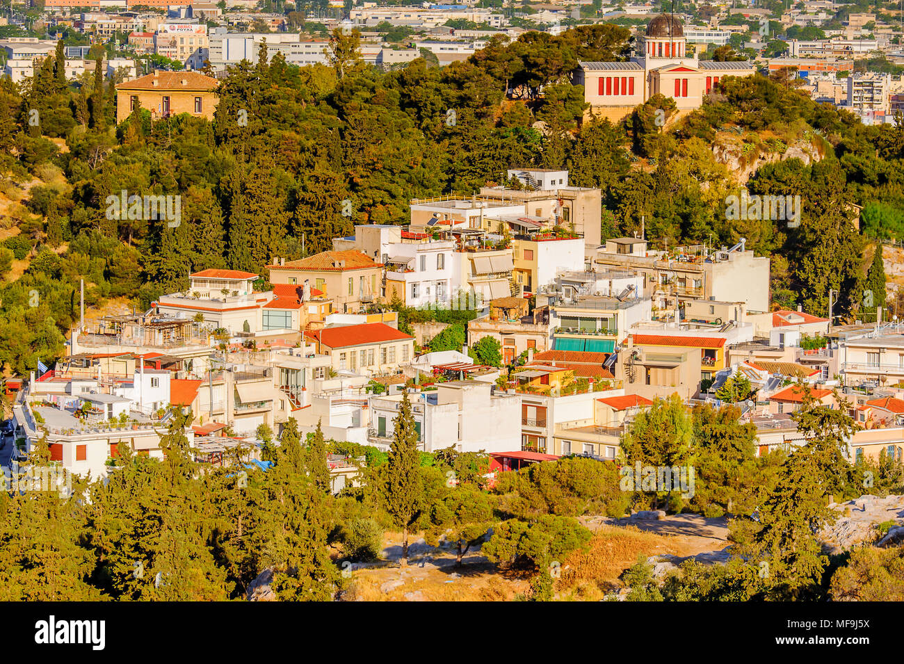 Aerial view of Athens, the capital of Greece Stock Photo - Alamy