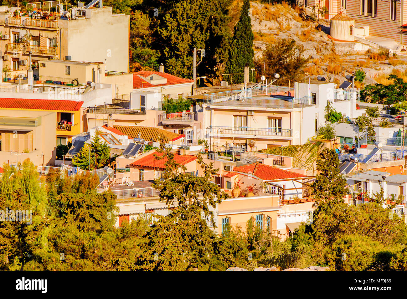 Aerial view of Athens, the capital of Greece Stock Photo - Alamy