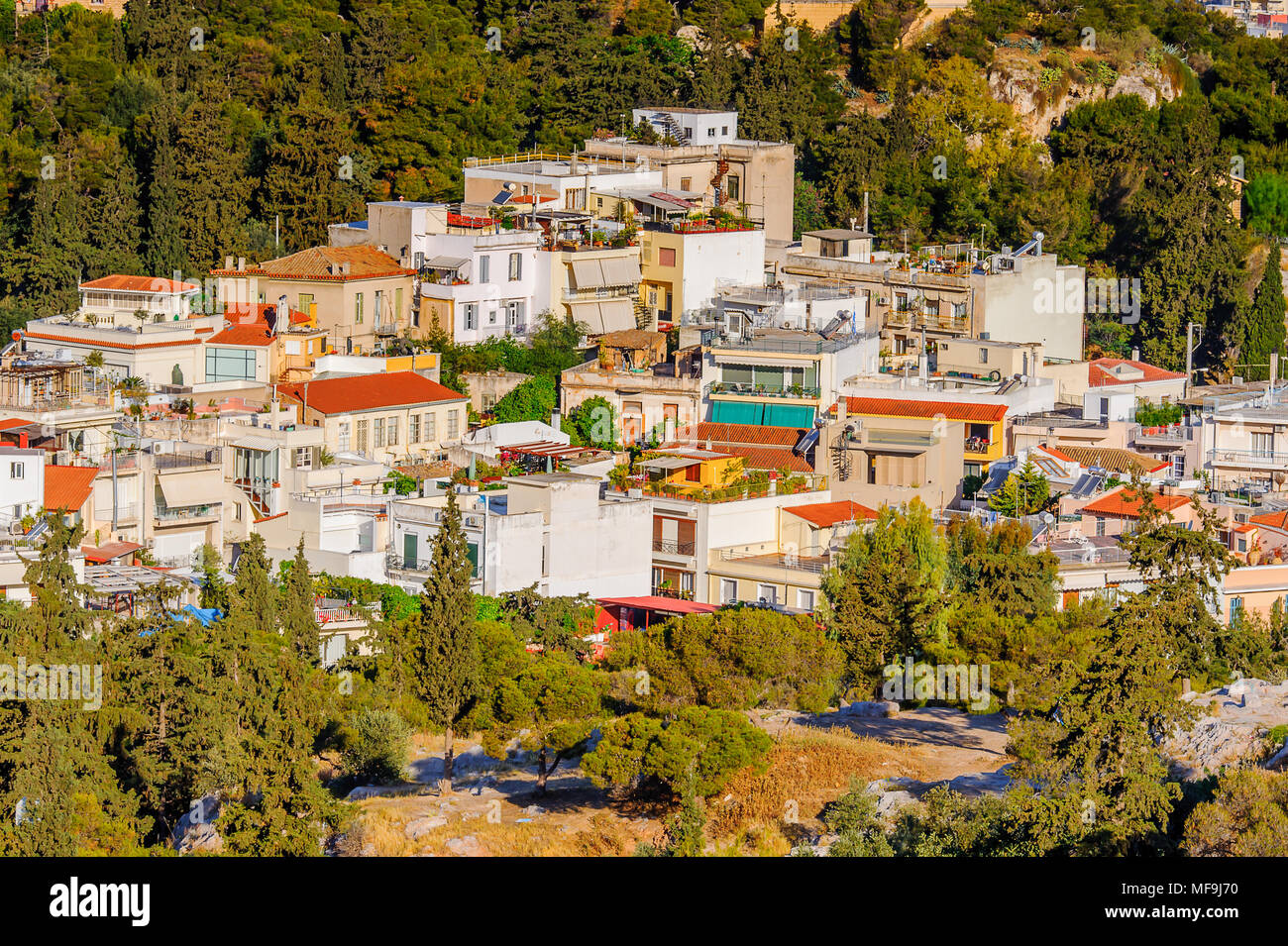 Aerial view of Athens, the capital of Greece Stock Photo - Alamy