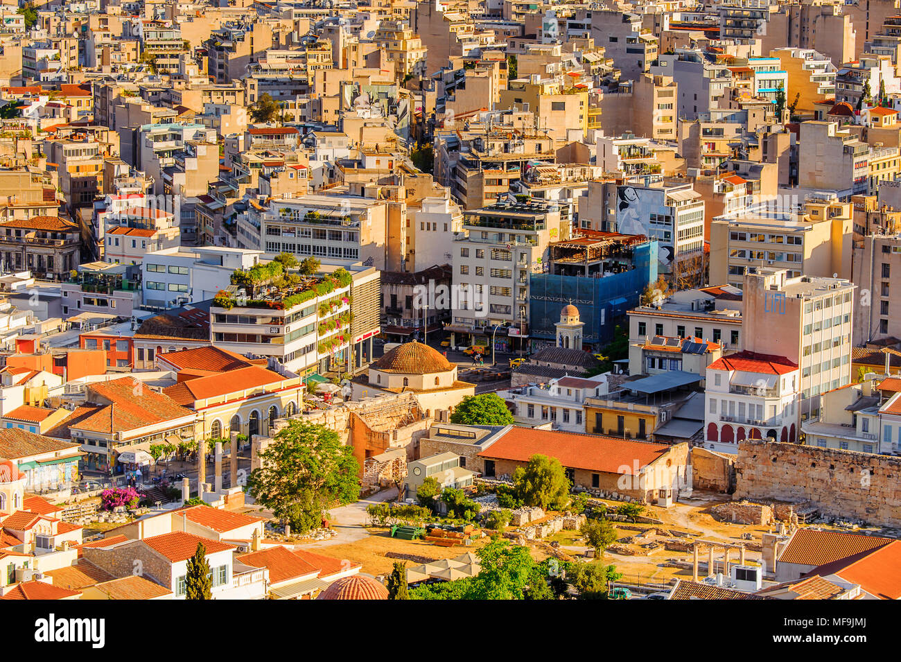 Aerial view of Athens, the capital of Greece Stock Photo - Alamy