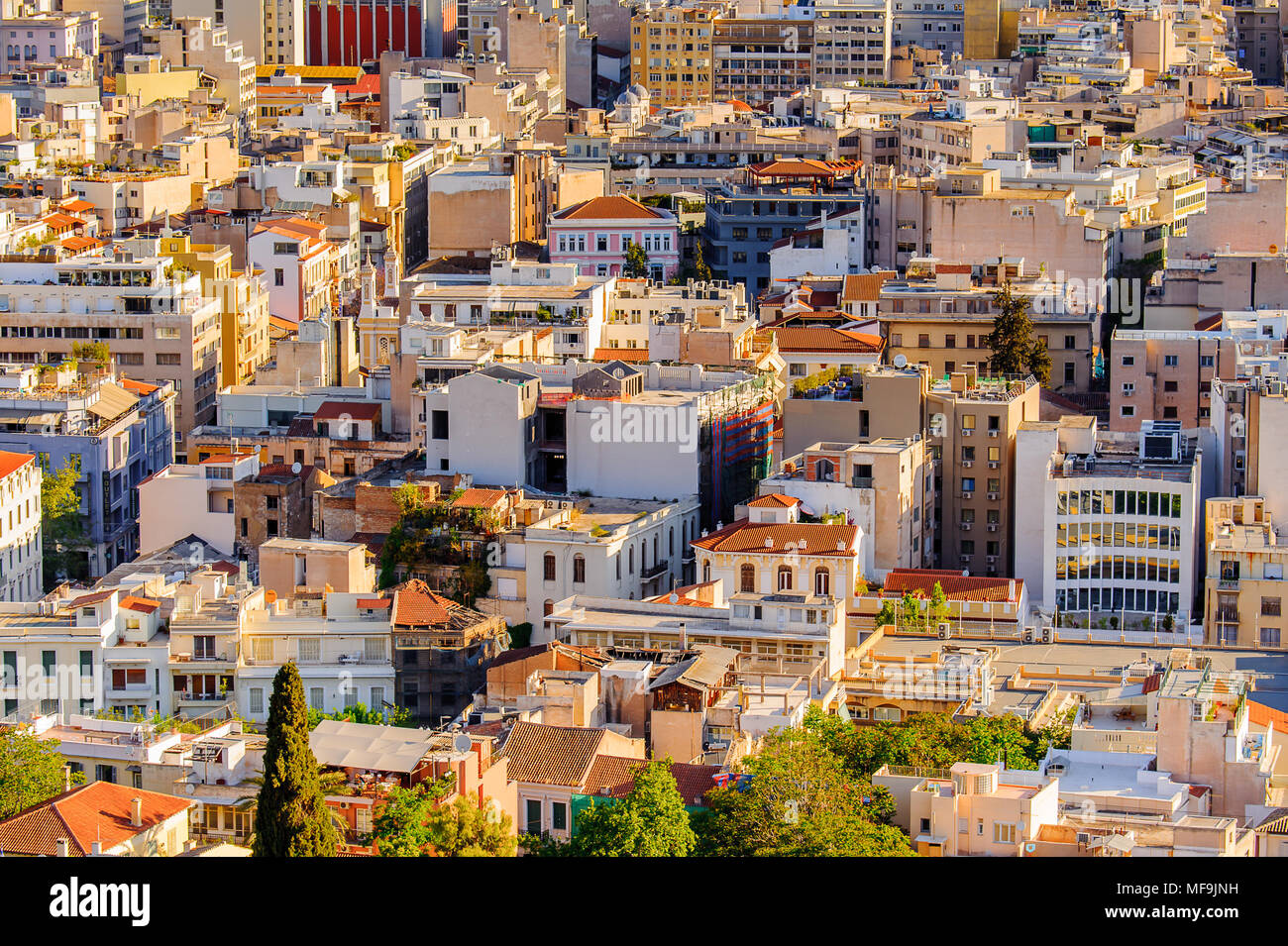 Aerial view of Athens, the capital of Greece Stock Photo - Alamy