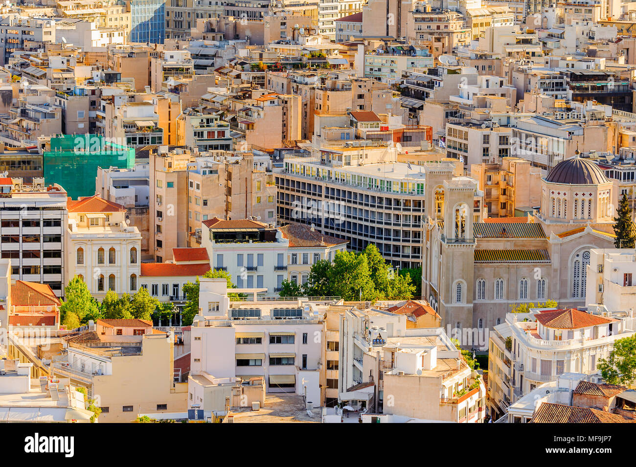 Aerial view of Athens, the capital of Greece Stock Photo - Alamy