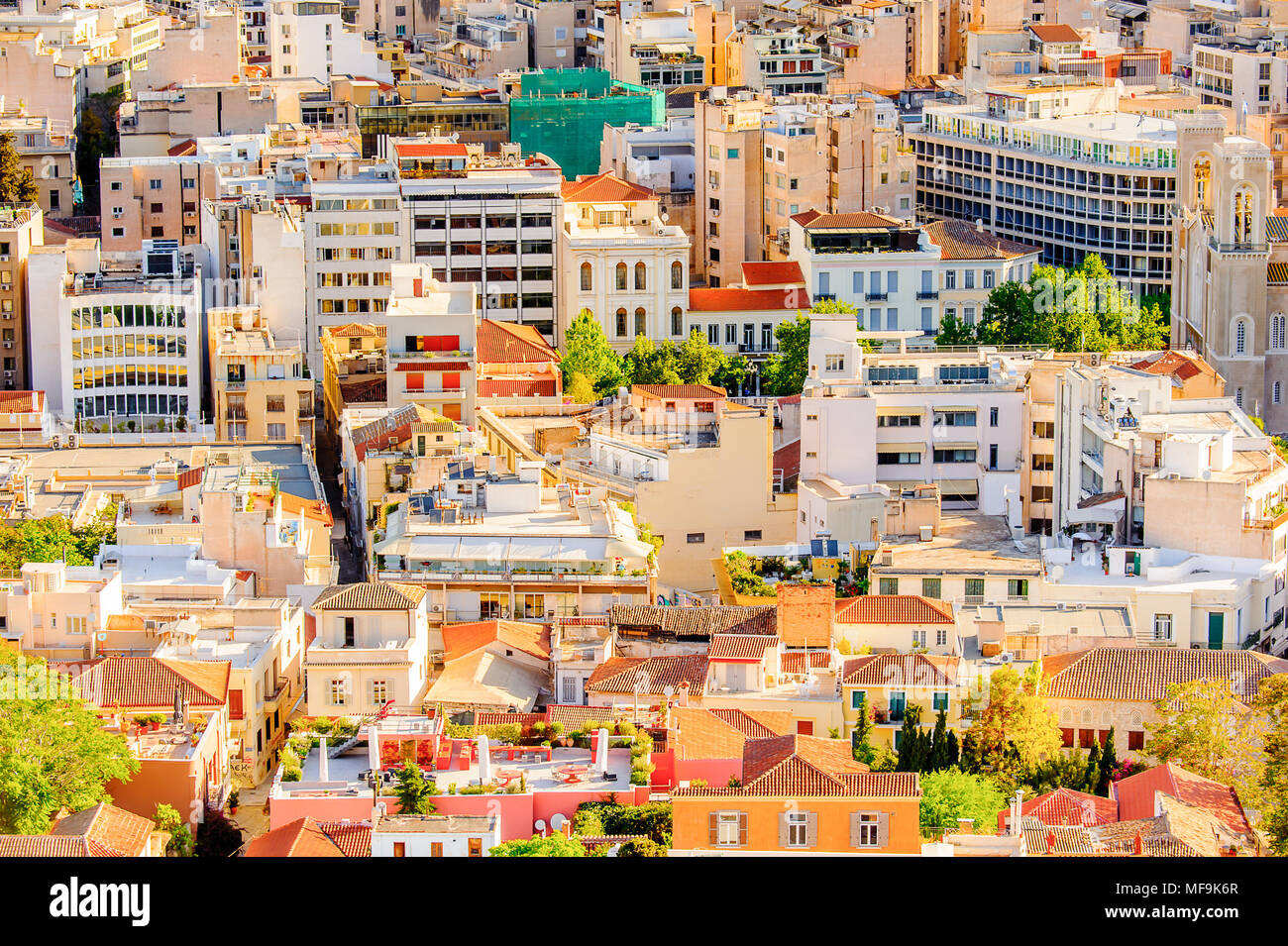 Aerial view of Athens, the capital of Greece Stock Photo - Alamy
