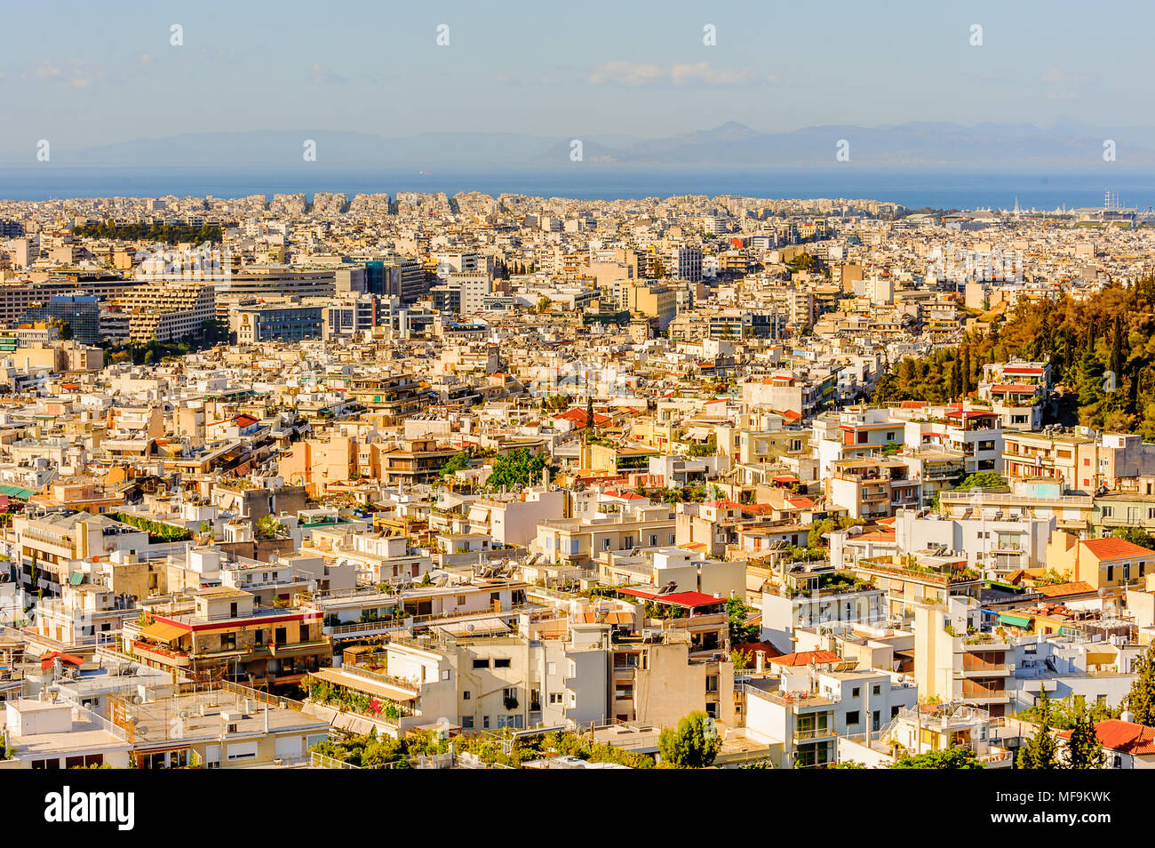 Panorama of Athens, the capital of Greece Stock Photo - Alamy