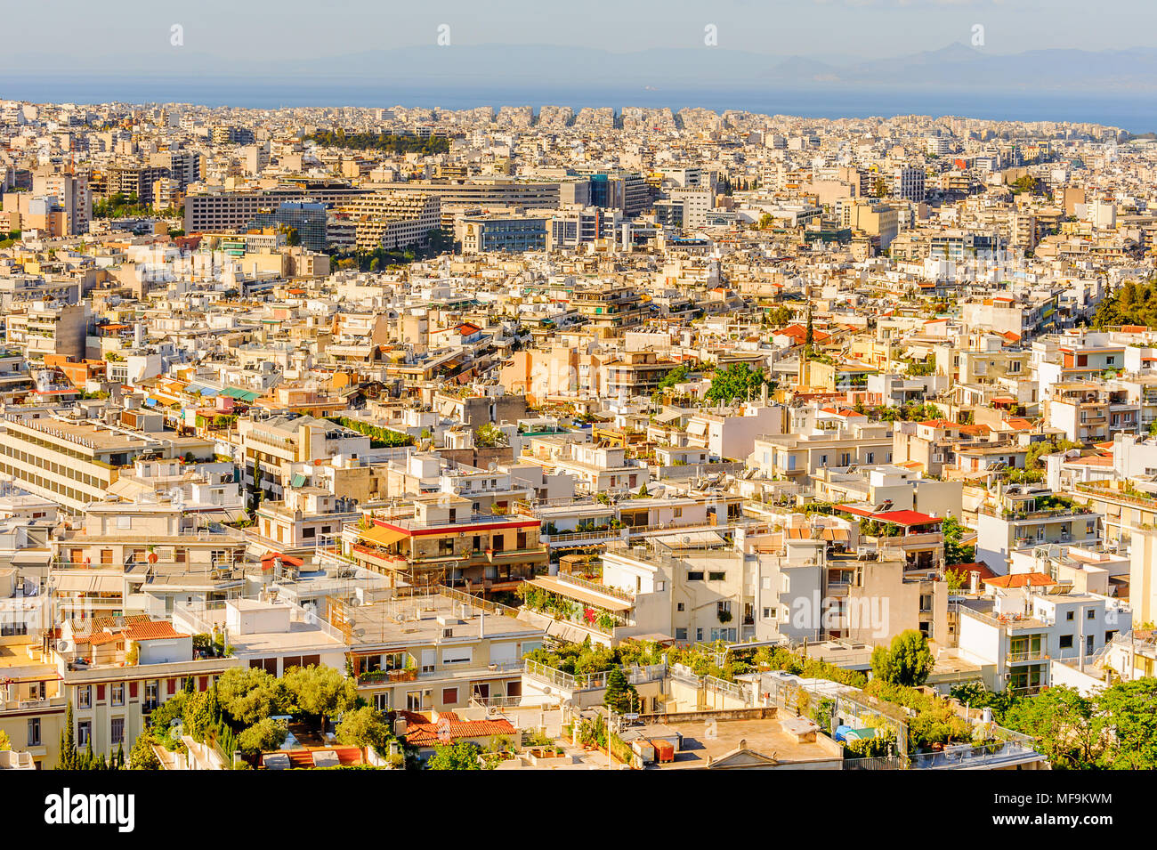 Panorama of Athens, the capital of Greece Stock Photo - Alamy