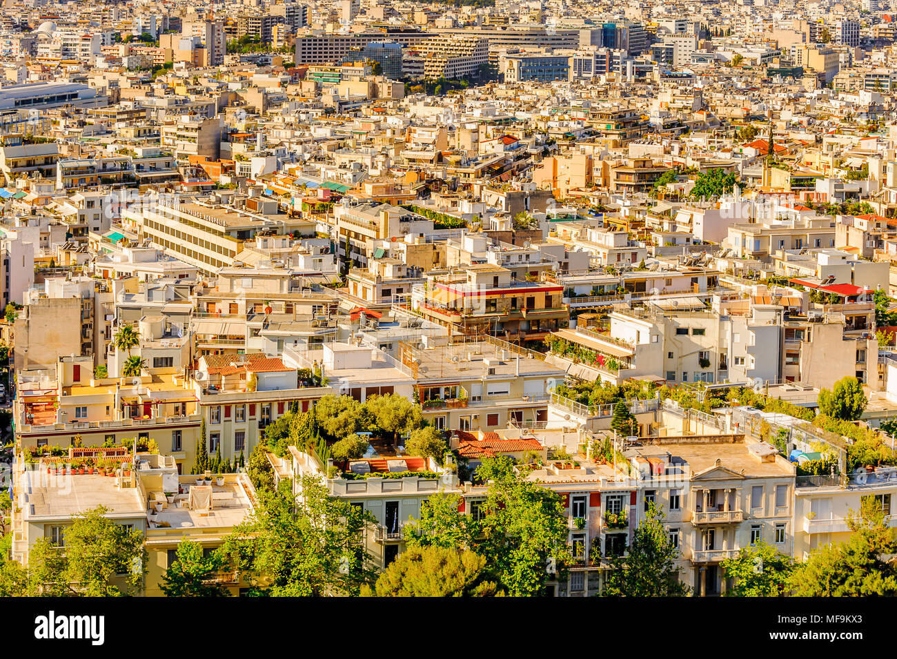 Panorama of Athens, the capital of Greece Stock Photo - Alamy
