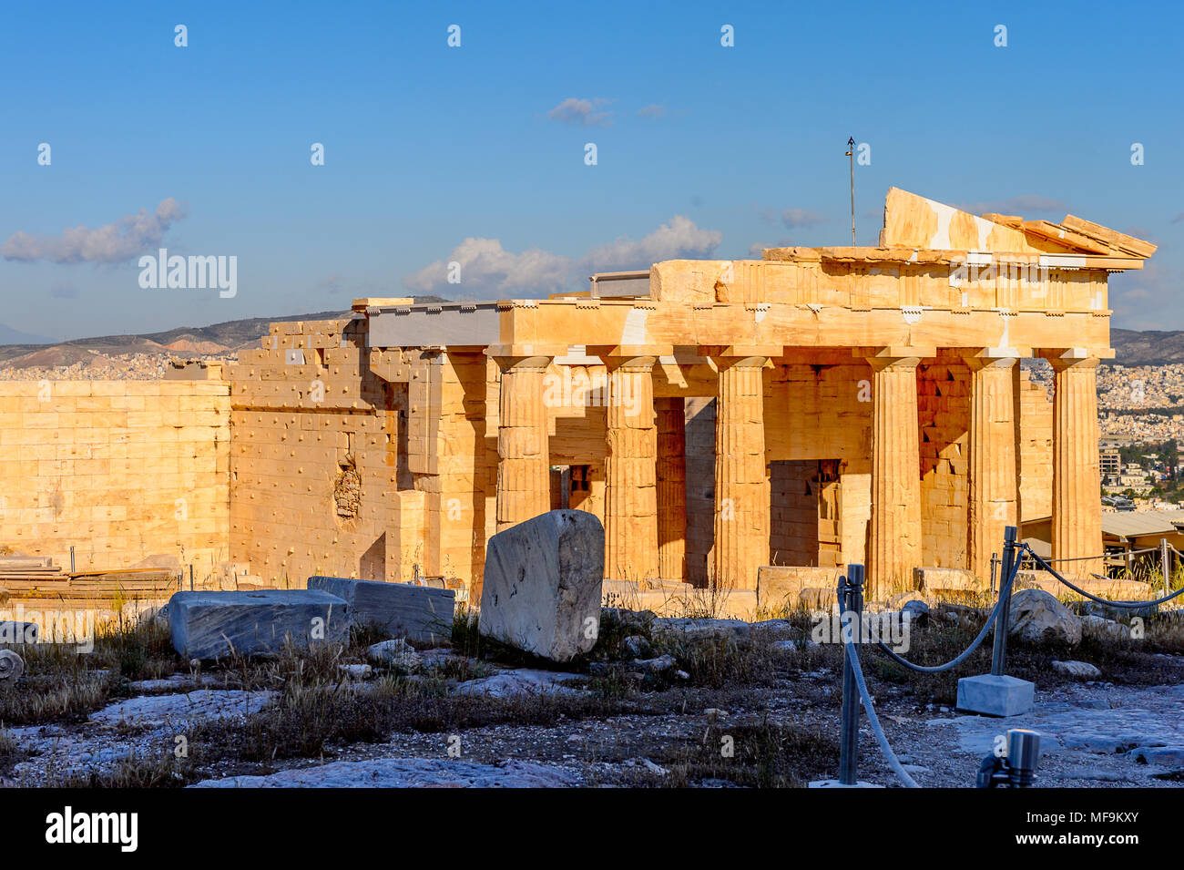 Acropolis of Athens. UNESCO World Hetiage site Stock Photo - Alamy
