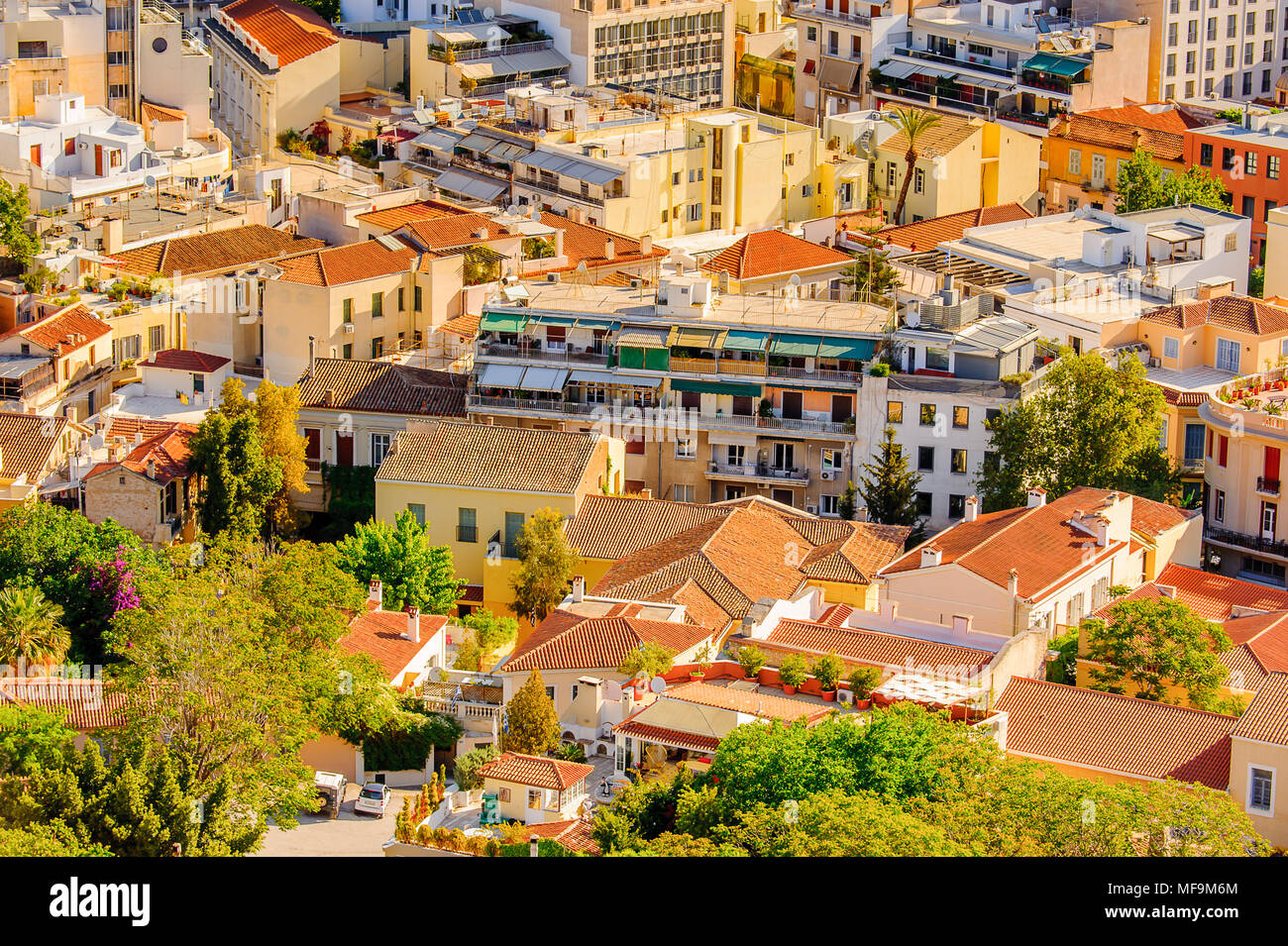 Panorama of Athens, the capital of Greece Stock Photo - Alamy