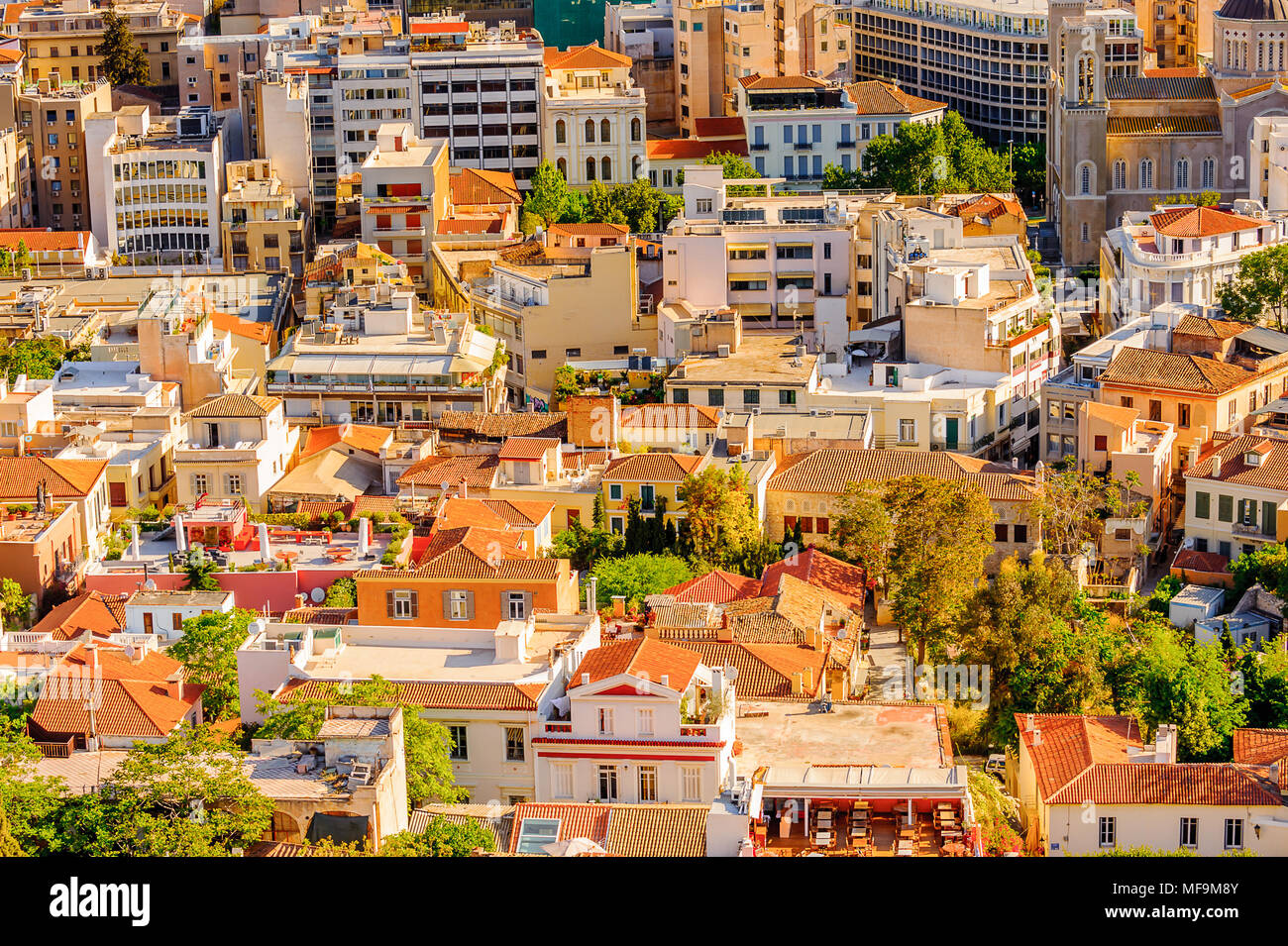 Aerial view of Athens, the capital of Greece Stock Photo - Alamy