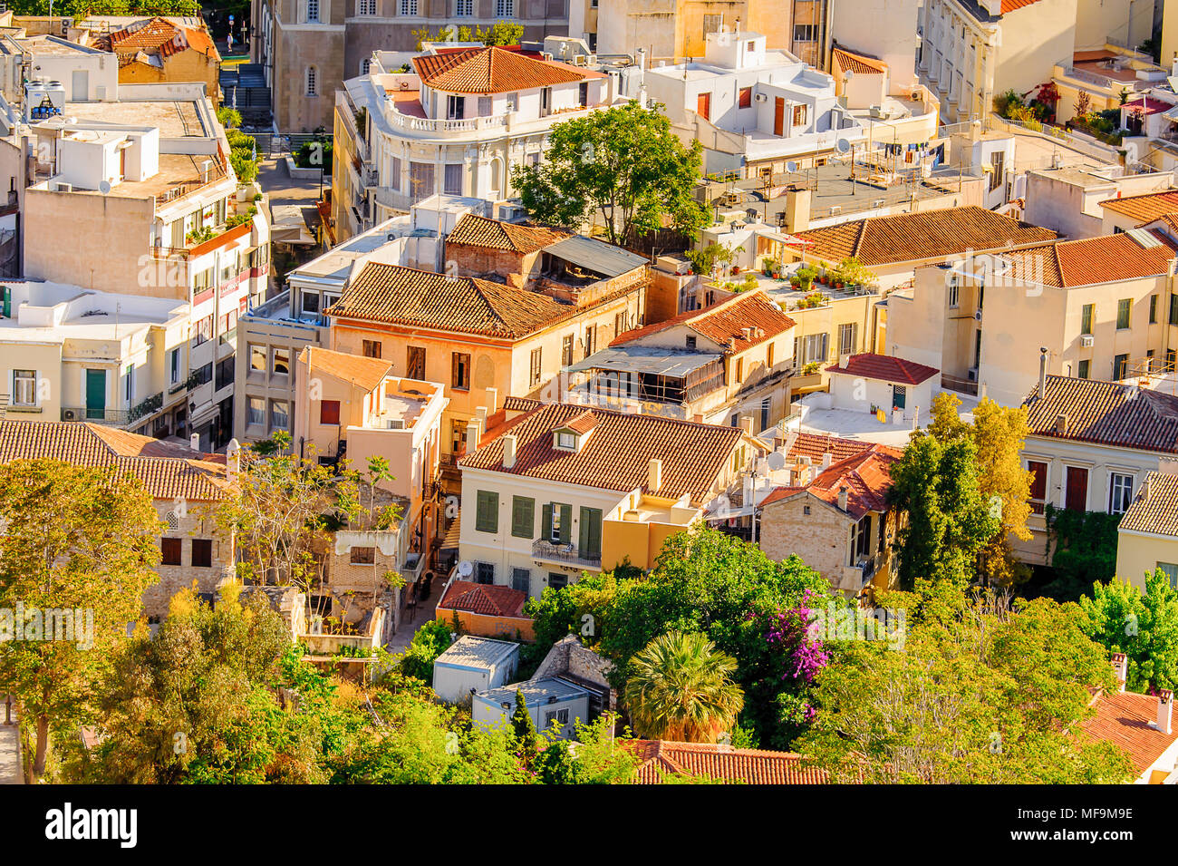 Aerial view of Athens, the capital of Greece Stock Photo - Alamy
