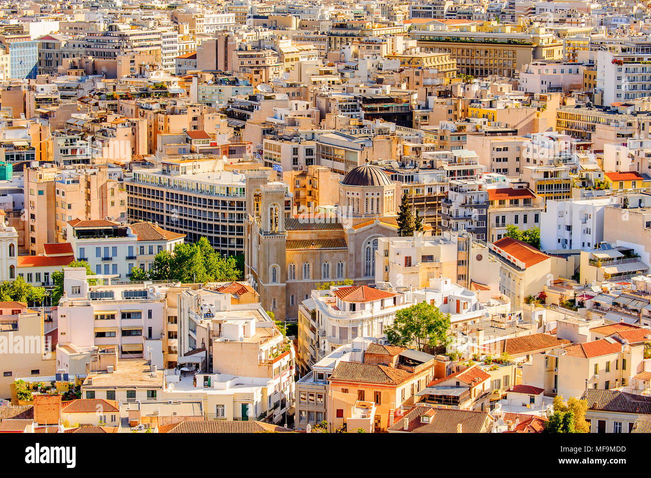Aerial view of Athens, the capital of Greece Stock Photo - Alamy