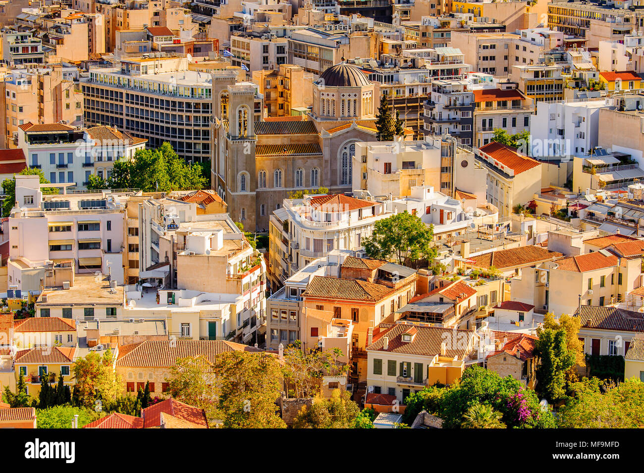 Aerial view of Athens, the capital of Greece Stock Photo - Alamy