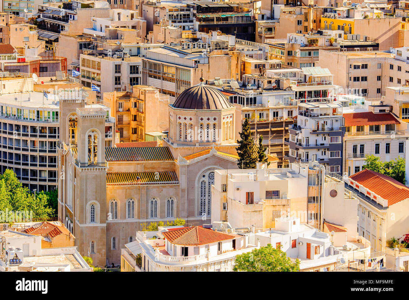 Aerial view of Athens, the capital of Greece Stock Photo - Alamy