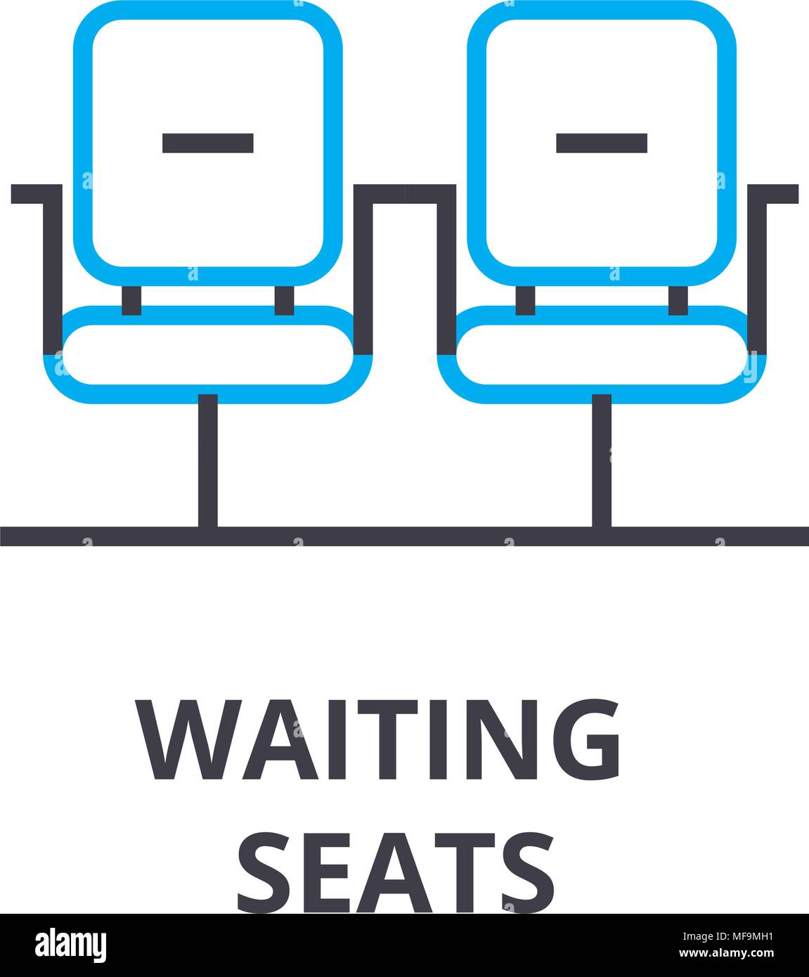 Waiting room design seats Stock Vector Images - Alamy