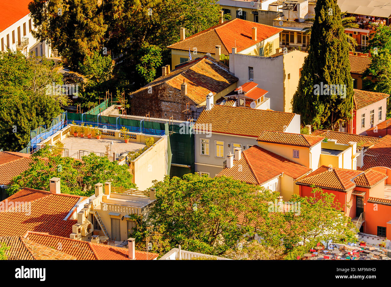 Aerial view of Athens, the capital of Greece Stock Photo - Alamy