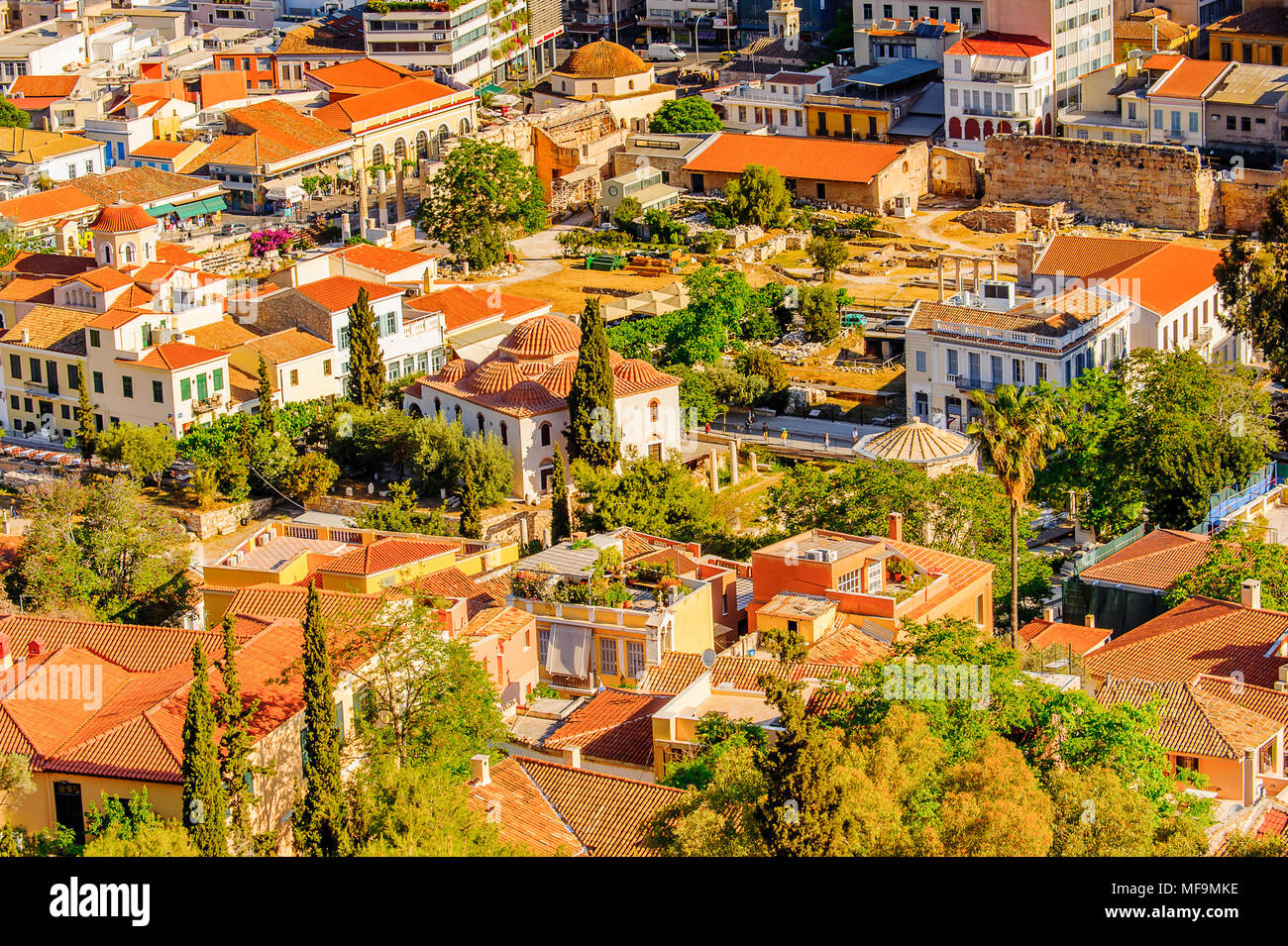 Aerial view of Athens, the capital of Greece Stock Photo - Alamy