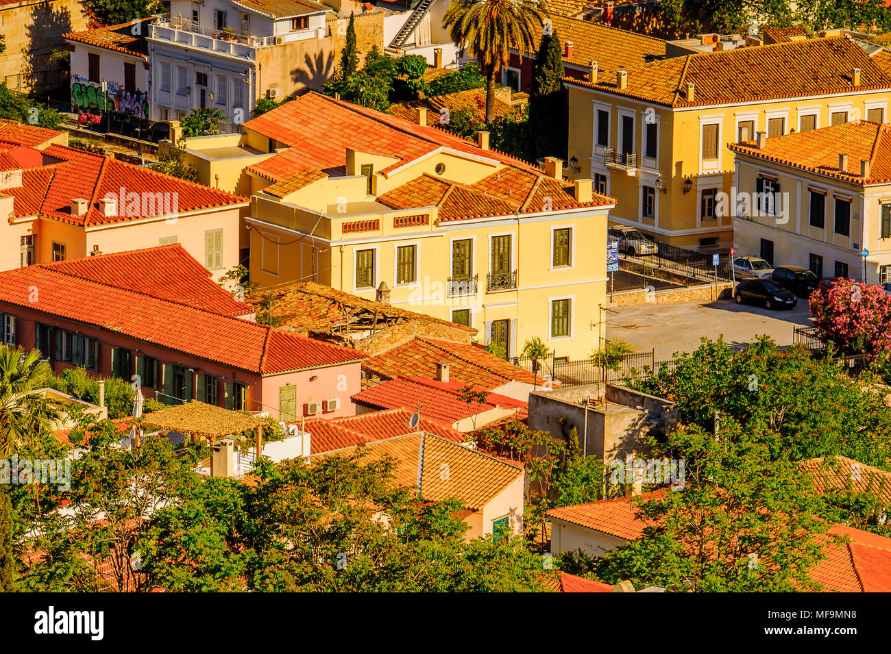 Aerial view of Athens, the capital of Greece Stock Photo - Alamy